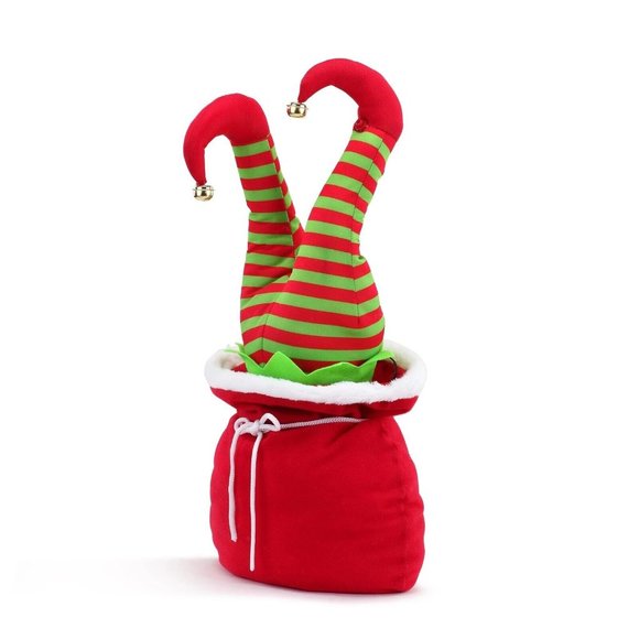 Mr. Christmas | Holiday | Mr Christmas 6 Animated Kicking Elf Legs In ...